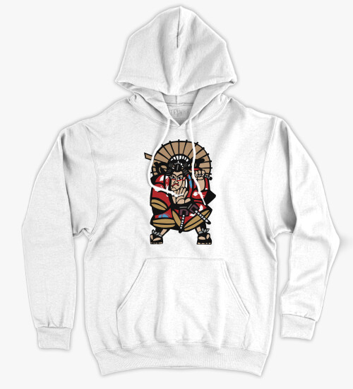 Ancient Japanese Warrior Art - Premium Hoodie | EgyMerch