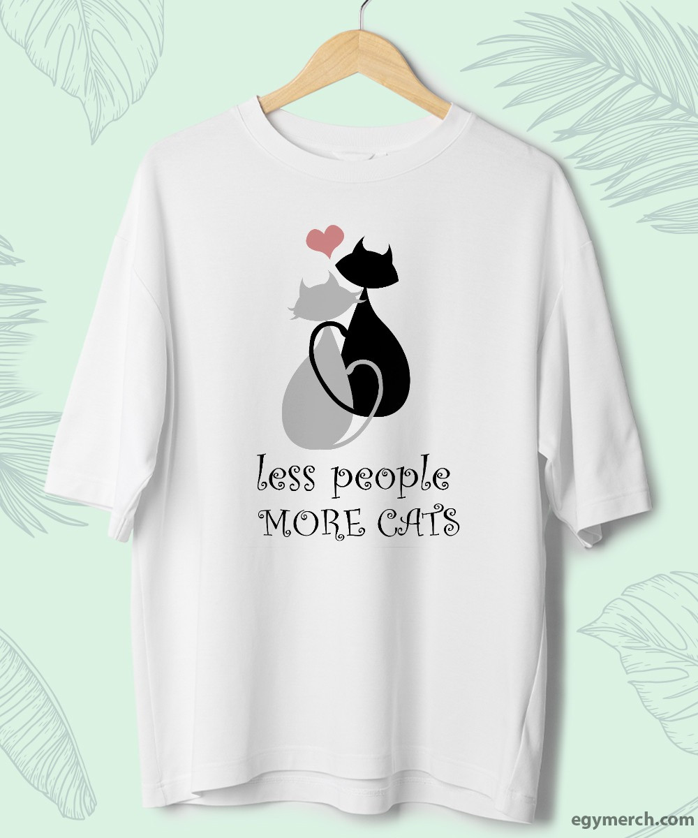 less people more cats | EgyMerch