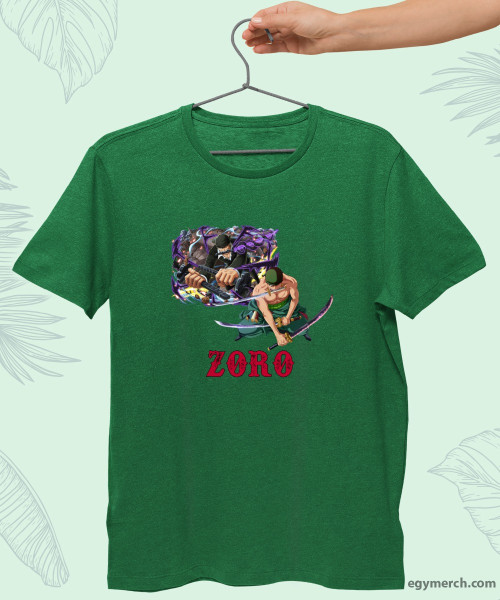 تيشيرت زورو أنمي ون بيس | Zoro One Piece | EgyMerch