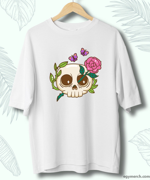 cute skull oversize | EgyMerch