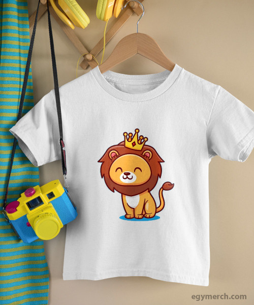 Cute lion king sitting cartoon | EgyMerch
