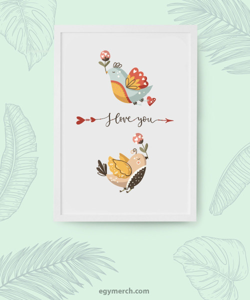 I Love You Couple Birds | EgyMerch