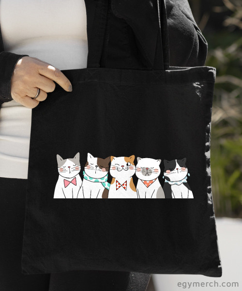 cats tote bag | EgyMerch