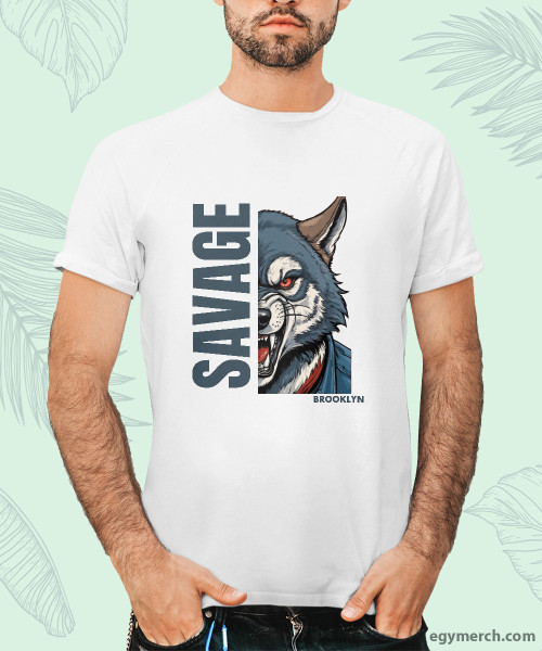 Savage Angry Wolf Face | EgyMerch