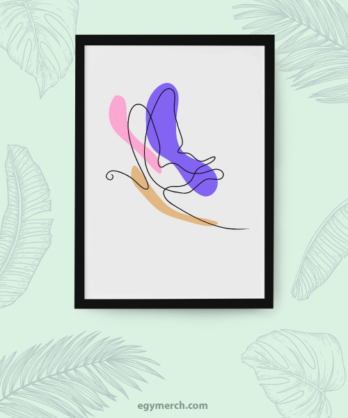 One line drawing butterfly | EgyMerch