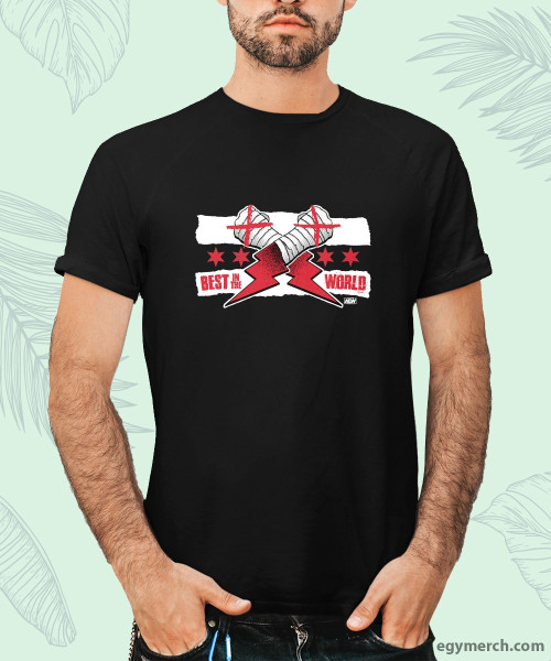 Best in the world Cmpunk T-Shirt black | EgyMerch