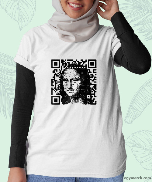 monalisa qr code, monalisa pixel art | EgyMerch