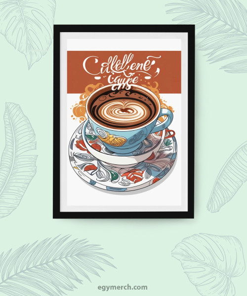 Coffee Time wall art | EgyMerch