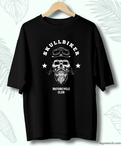 Skull biker oversize | EgyMerch