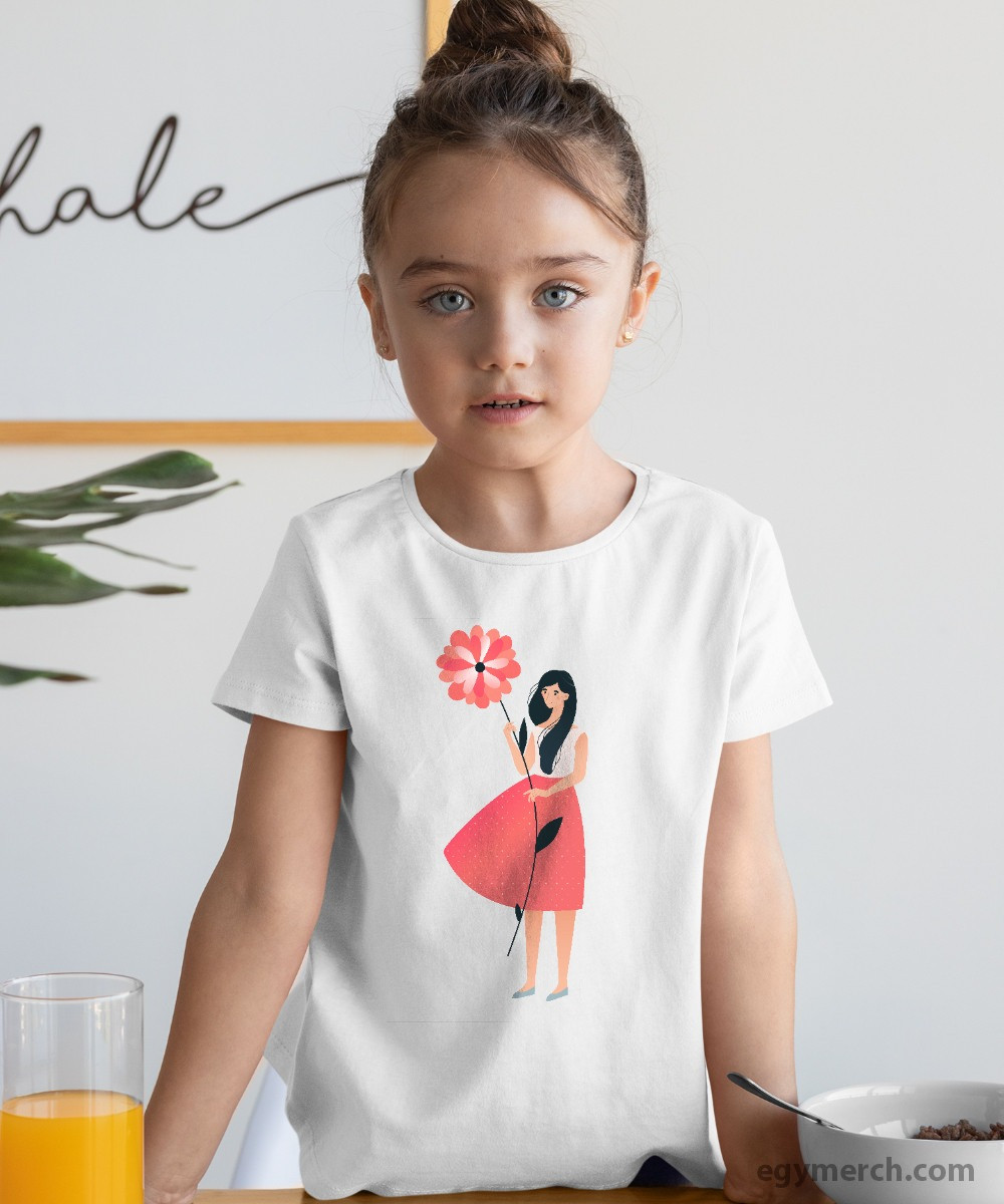 Girl with flower بنت مع وردة | EgyMerch