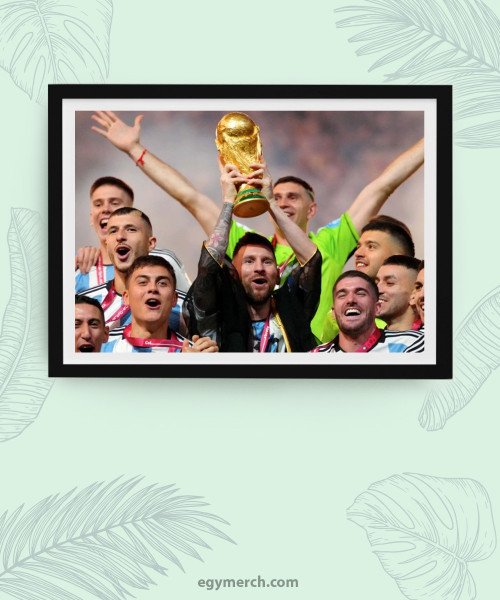 Messi Holding FIFA WorldCup Qatar 2022 | EgyMerch