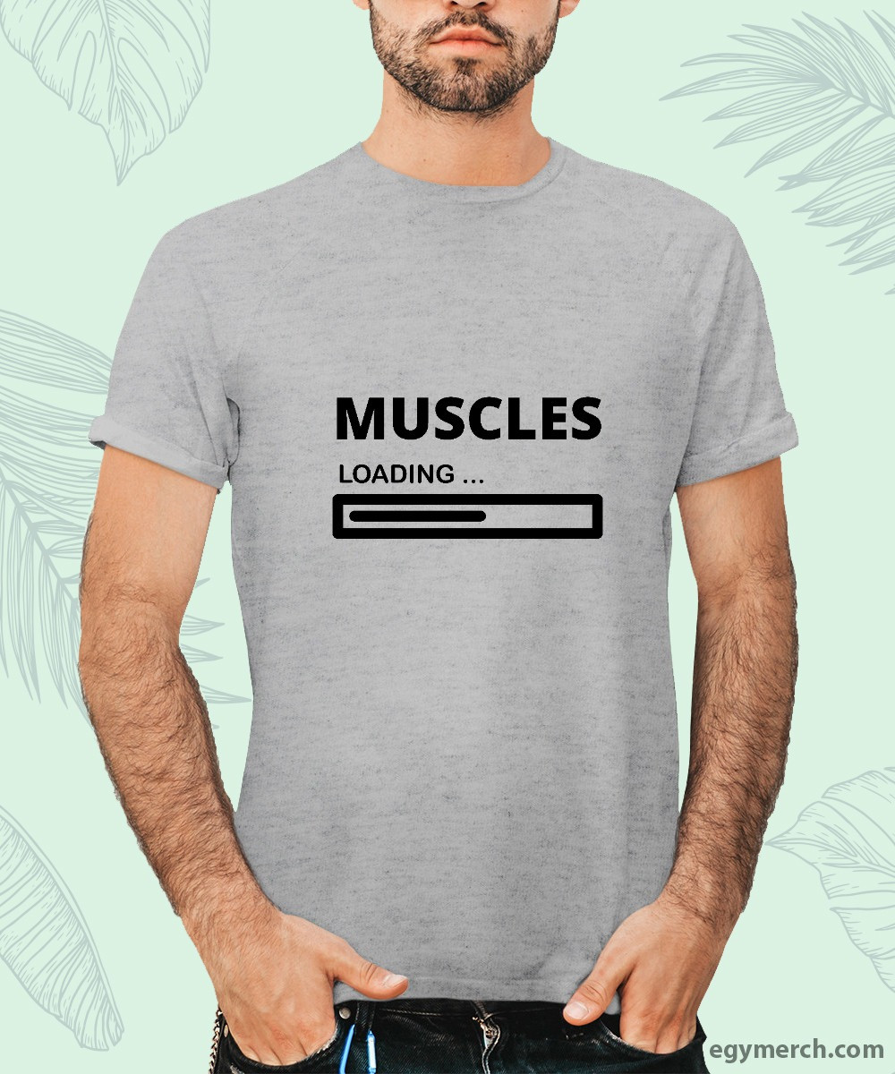 MUSCLES LOADING FUNNY DESIGN | إيجي ميرش