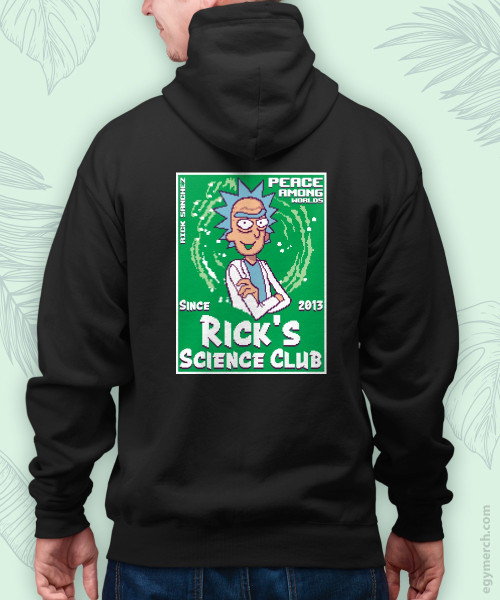Pixel Rick Science Club | Rick And Morty | EgyMerch