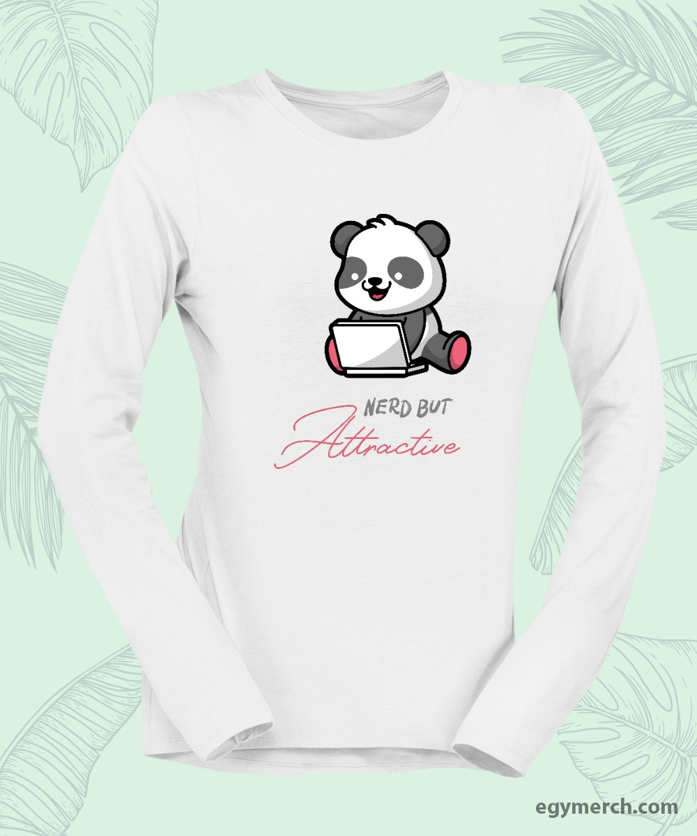 Nerd But Attractive Panda with Laptop | EgyMerch